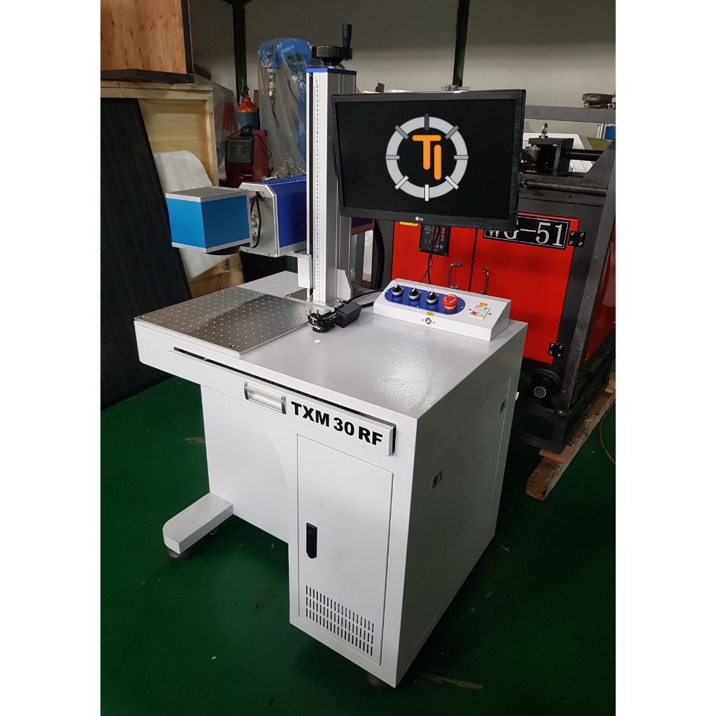 TXM 30 RF Mesin Laser CO2 Marking PhotonTECH Tabung Metal